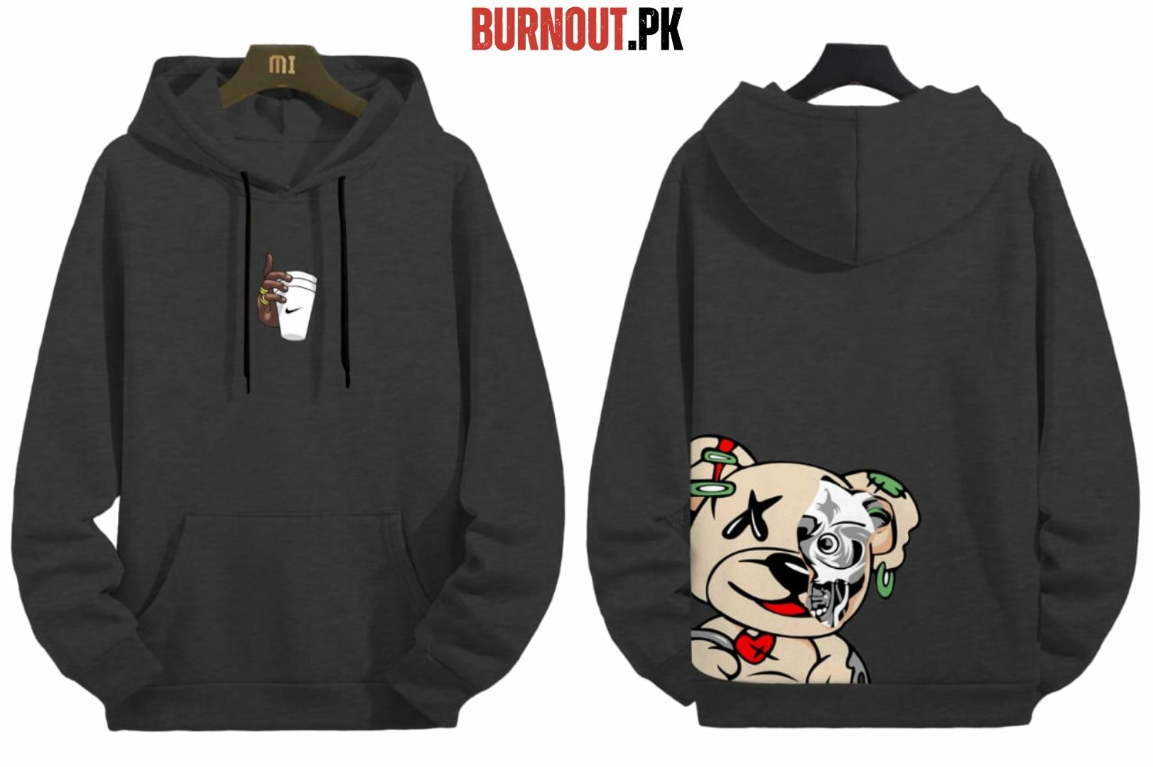 New Trendy winter collection BEAR printed hoodies for mens | Daraz.pk