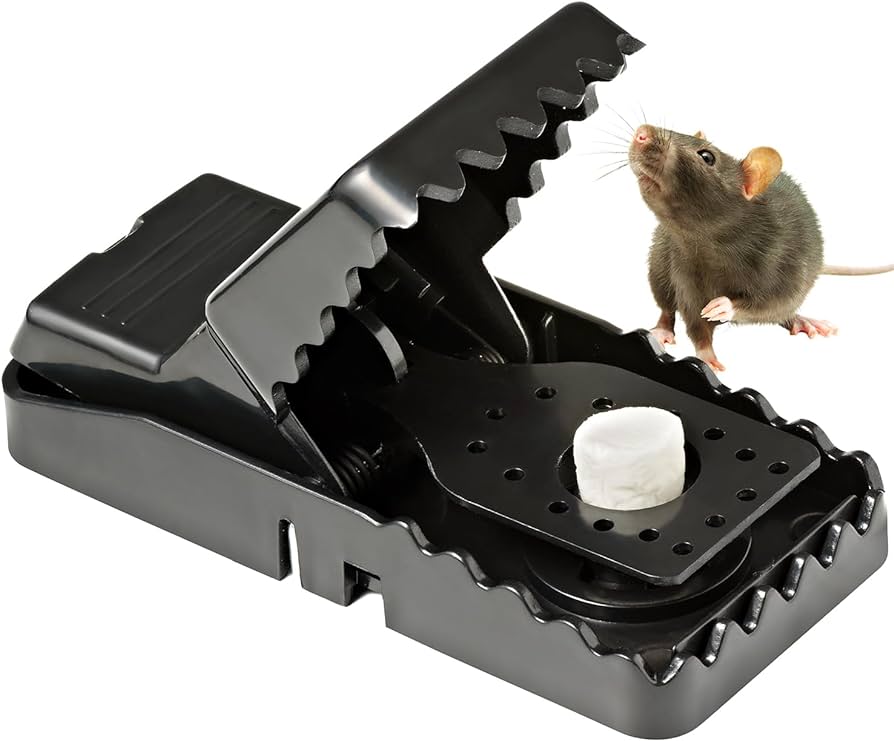 Heavy Duty Mouse Trap Mice Catcher High Quality Plastic Reusable ...