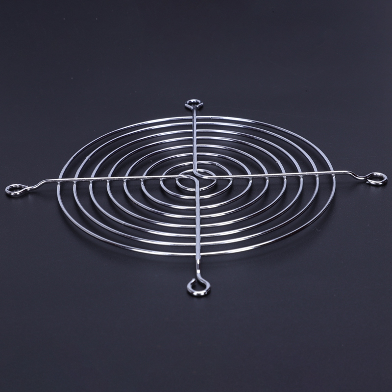 Fan Grill Guard For 3’x3’ PC DC Fan 120mm Silver Tone - CPU Fan Grill ...