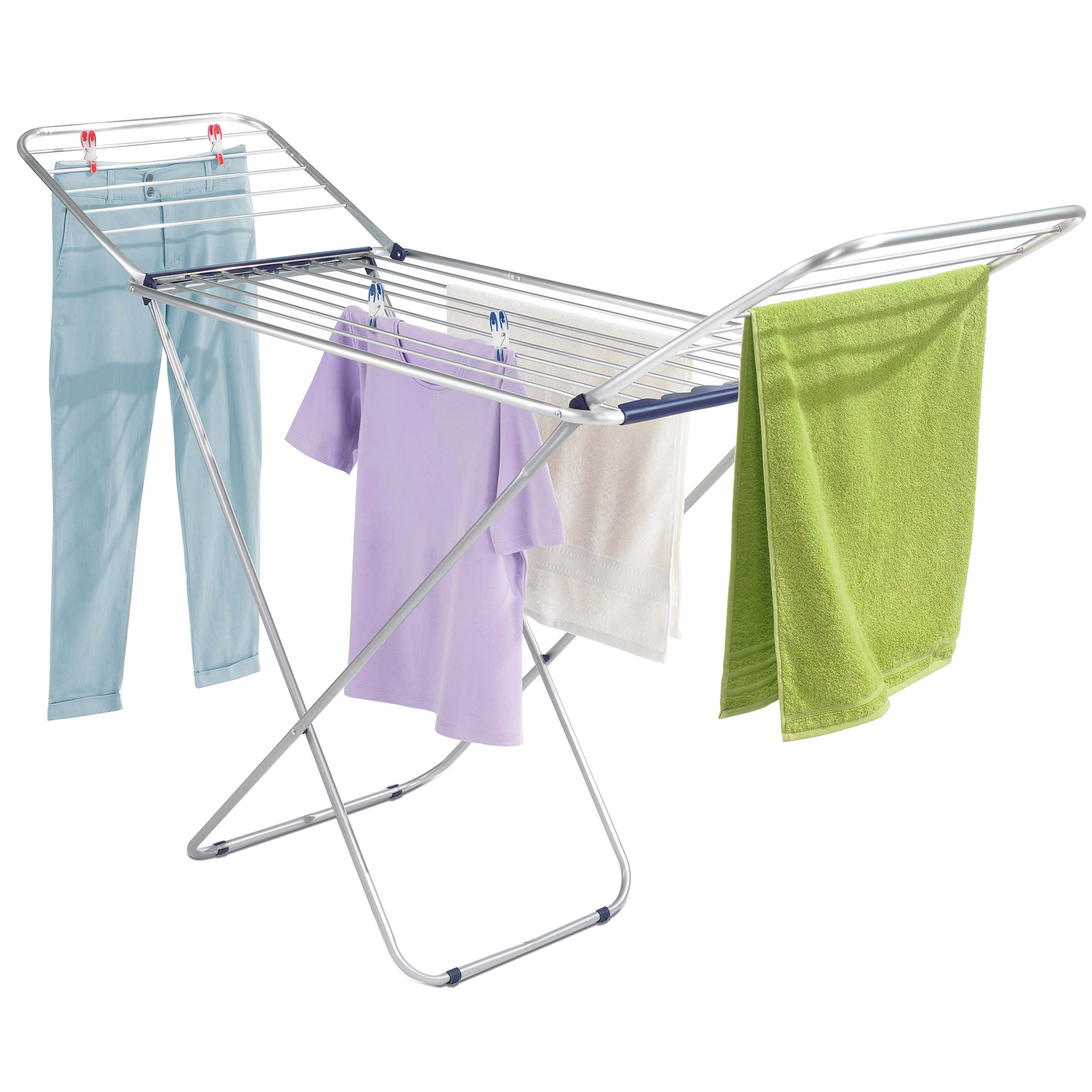 Folding Cloth Dryer Stand - Silver | Daraz.pk