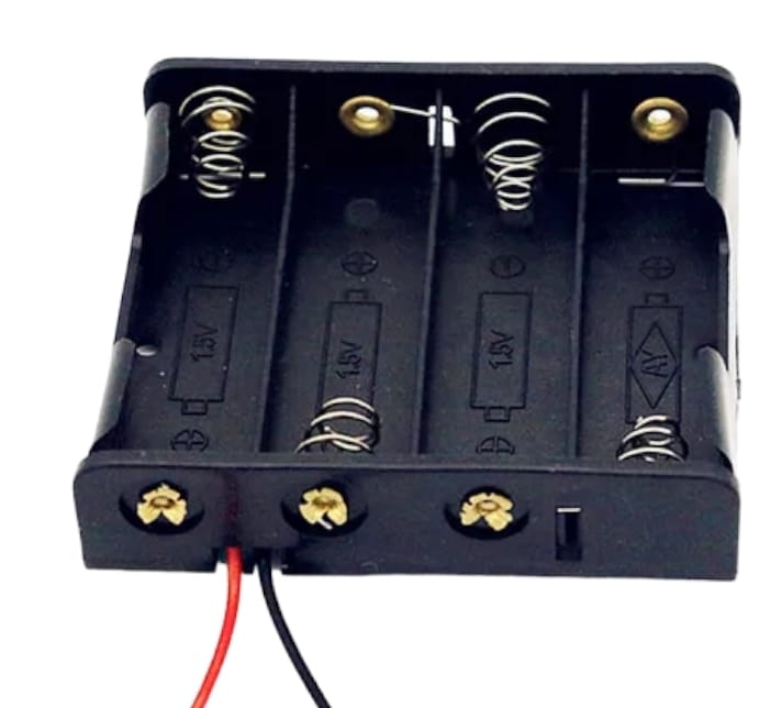 AA size 4 cell holder for 6v battery | Daraz.pk