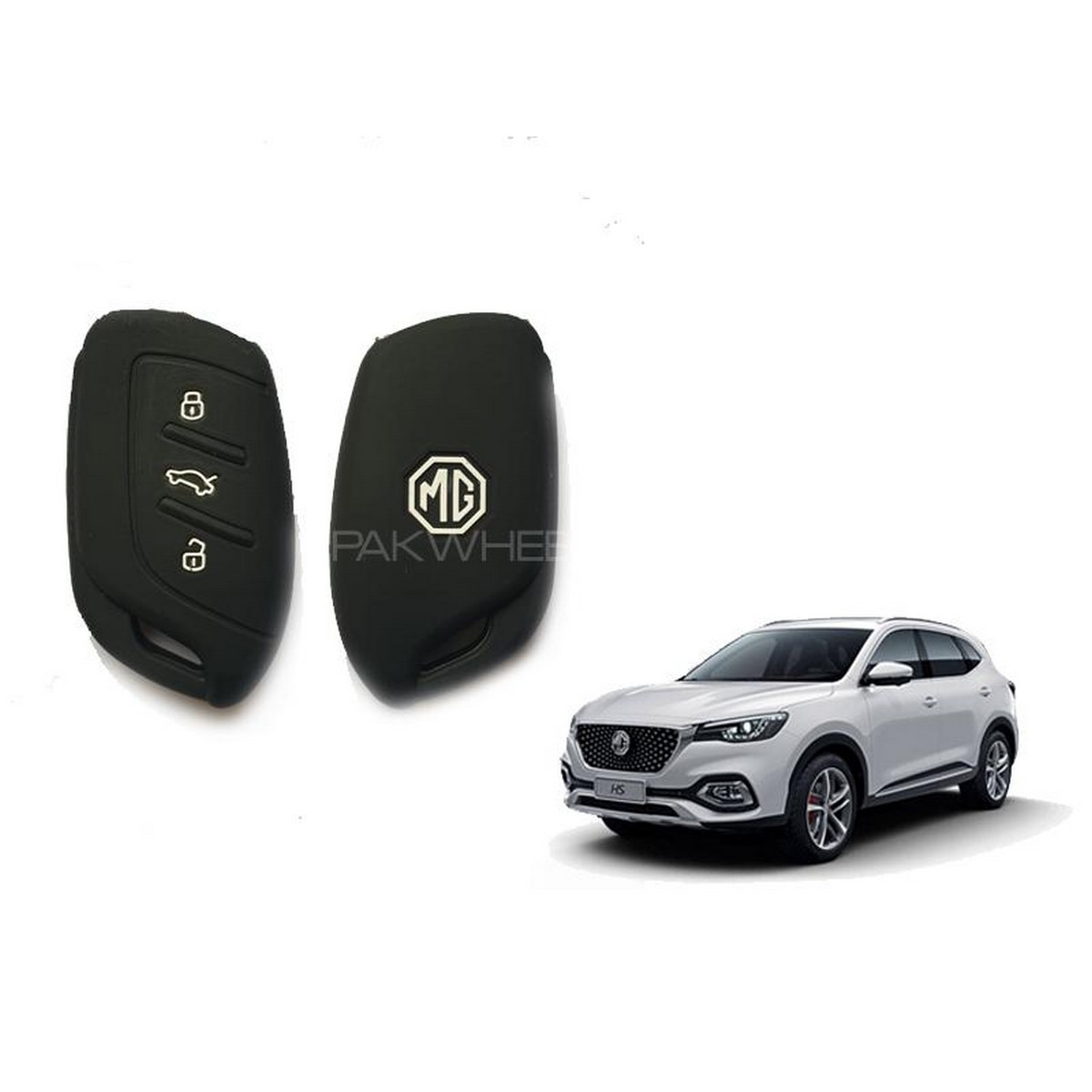 MG CAR SILICON KEY COVER / PROTECTIVE KEY COVER | Daraz.pk