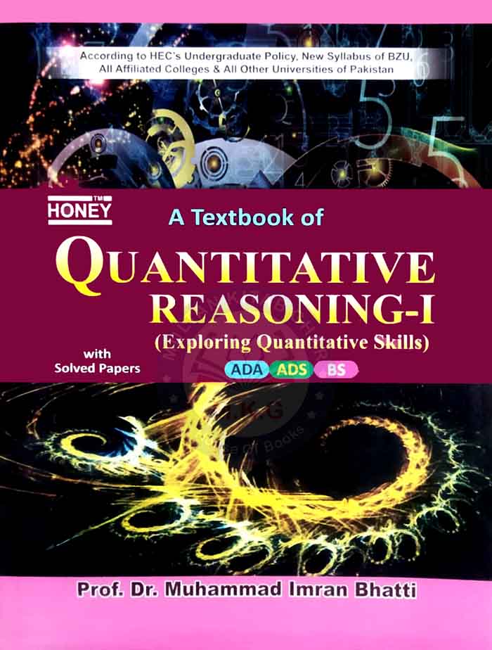 Honey A Textbook of Quantitative Reasoning -1 (Exploring Quantitative Skills) for (ADA/ADS) with ...