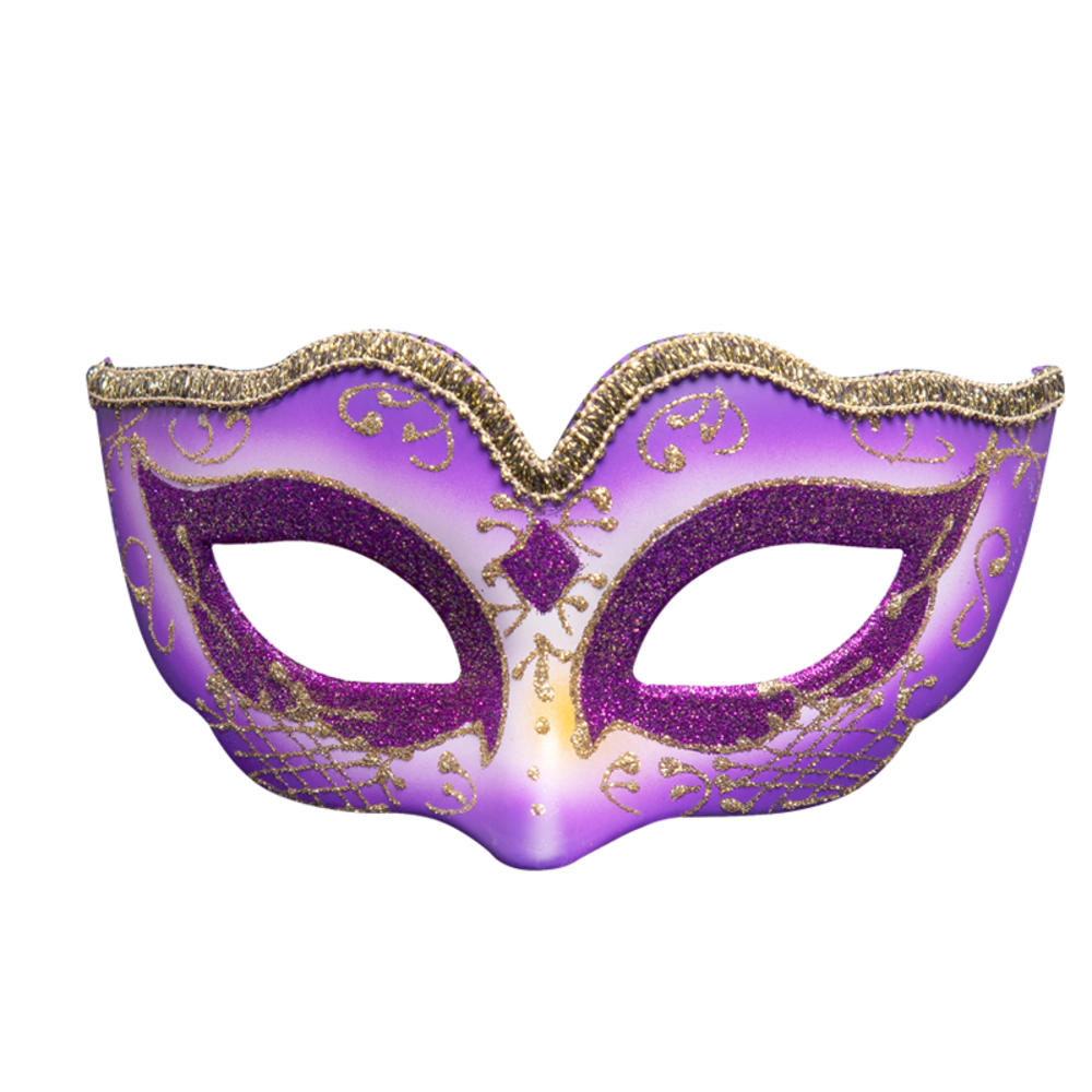 Painted Half Face Mask Lace Edge Jazz Mask Children's Masquerade Party ...