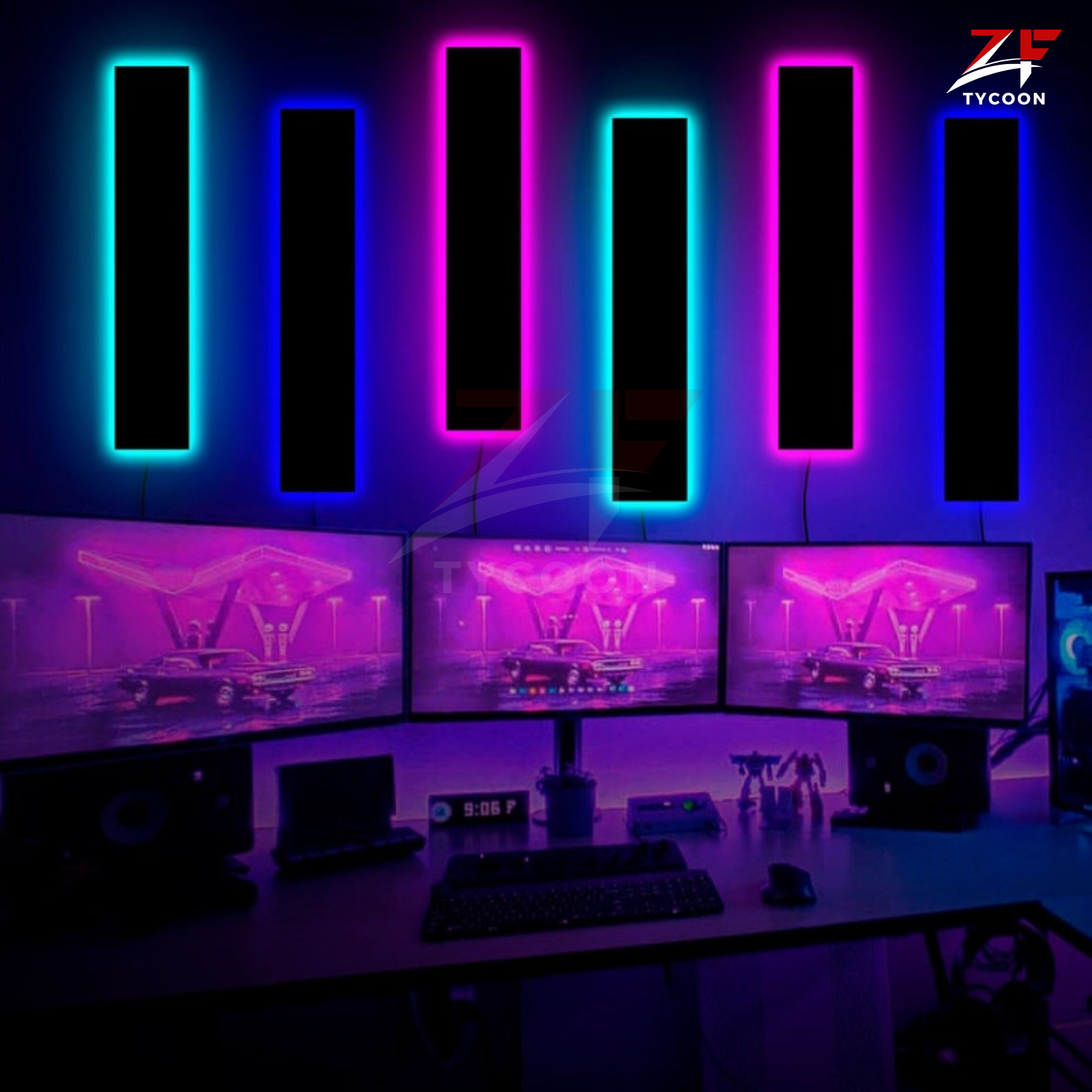 ZF Gaming room Led light, Gaming Room Decor, Multiple colours Led ...