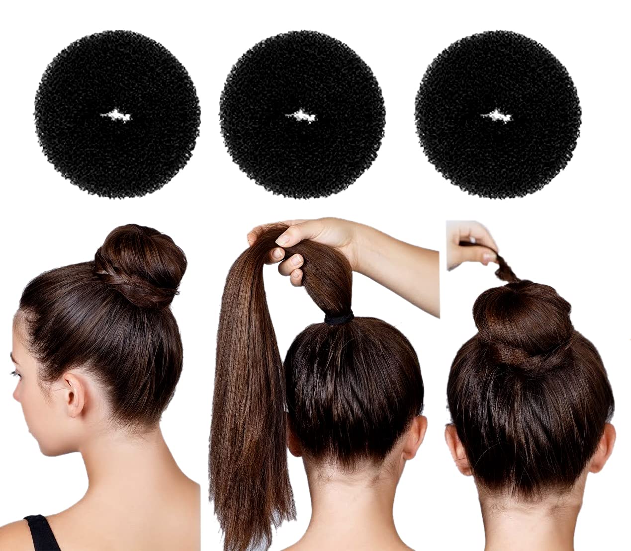 Donut Bun Hairstyle