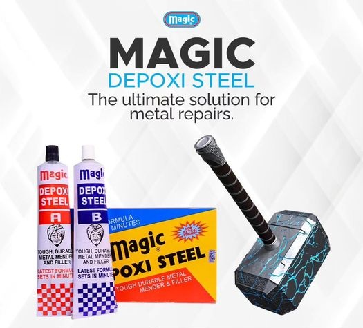 Magic depoxy economy pack black 2minutes best for vehicle, plastic ...