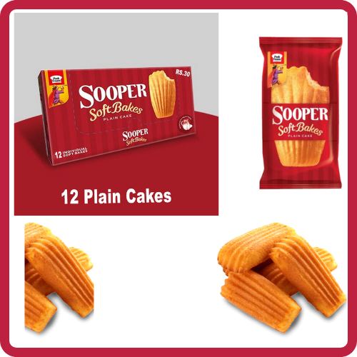 Peek Freans Sooper Soft Bakes Plain Cake Box Pack Of 12 | Daraz.pk