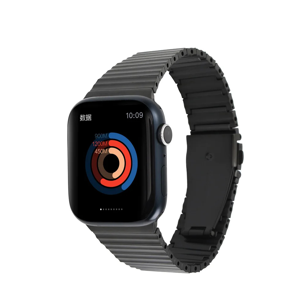 Brand New Color Solid Metal Stainless Steel Smart Watch Strap Band ...