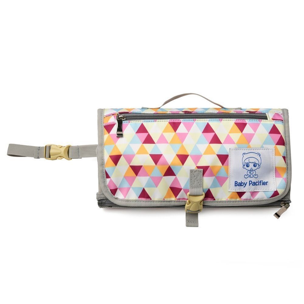 New Nylon Diaper Changing Pad 3 In 1 Folding Waterproof Mat Splash ...