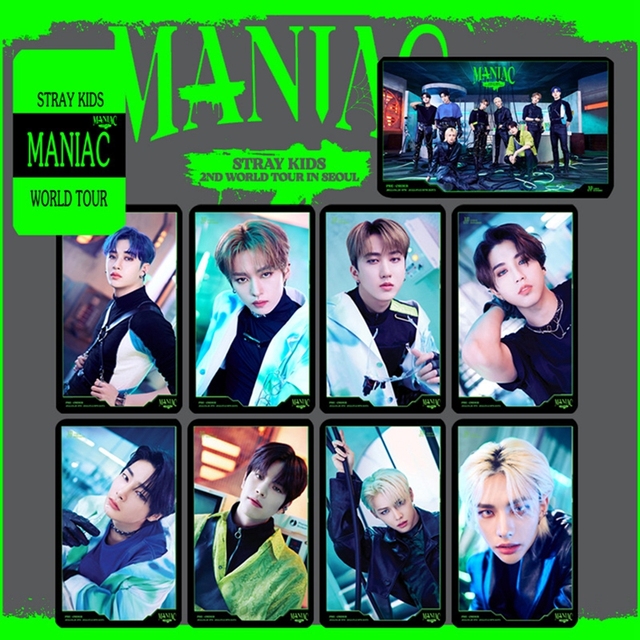 8PCS/Set Kpop STRAY KIDS New Album MANIAC Photocards Collection ...