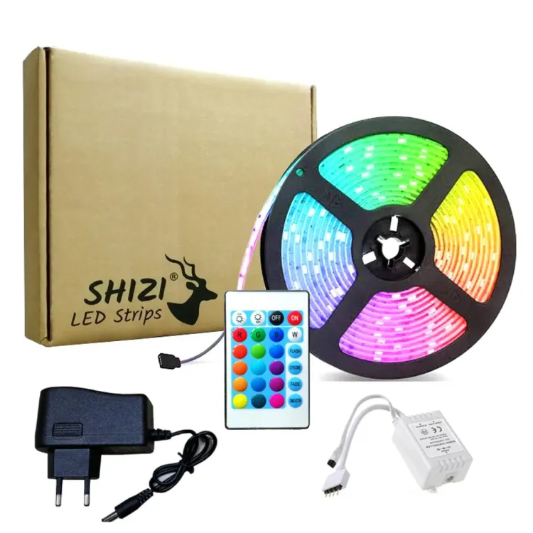 Color Changing Led Light Strip With Remote Control | Shelly Lighting