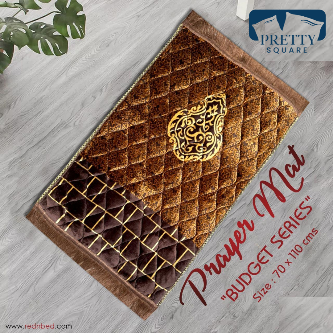 Plush Velvet Jai Namaz Prayer Mats Premium Orthopedic Foam Quilted ...