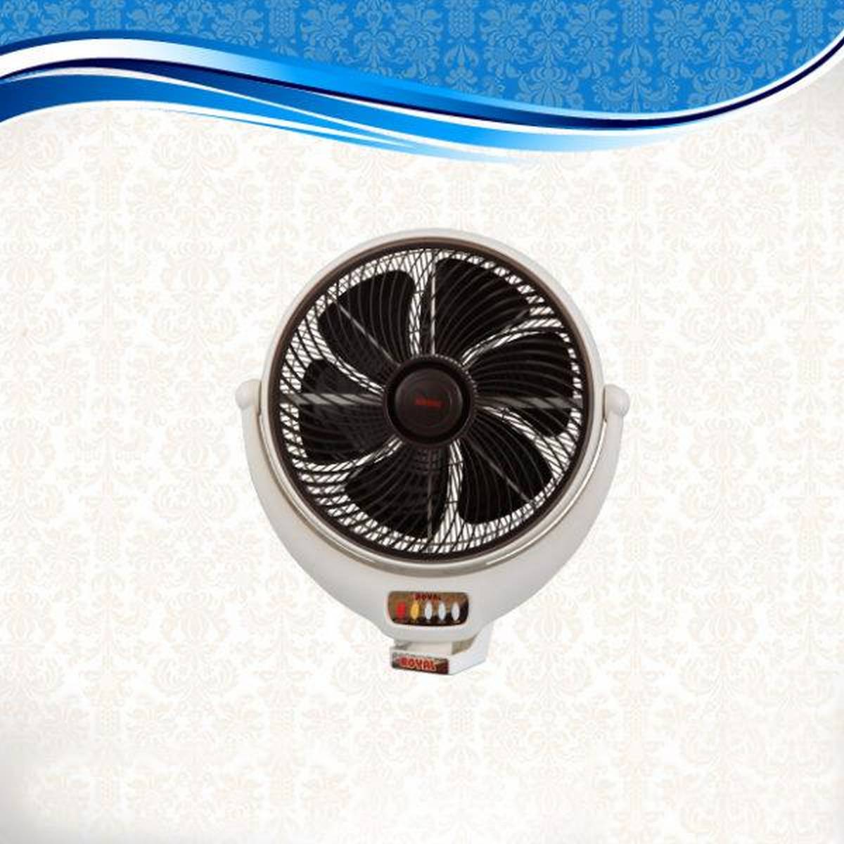 Royal Fans Louver Bracket Fan Copper Winding - 14 - White | Daraz.pk