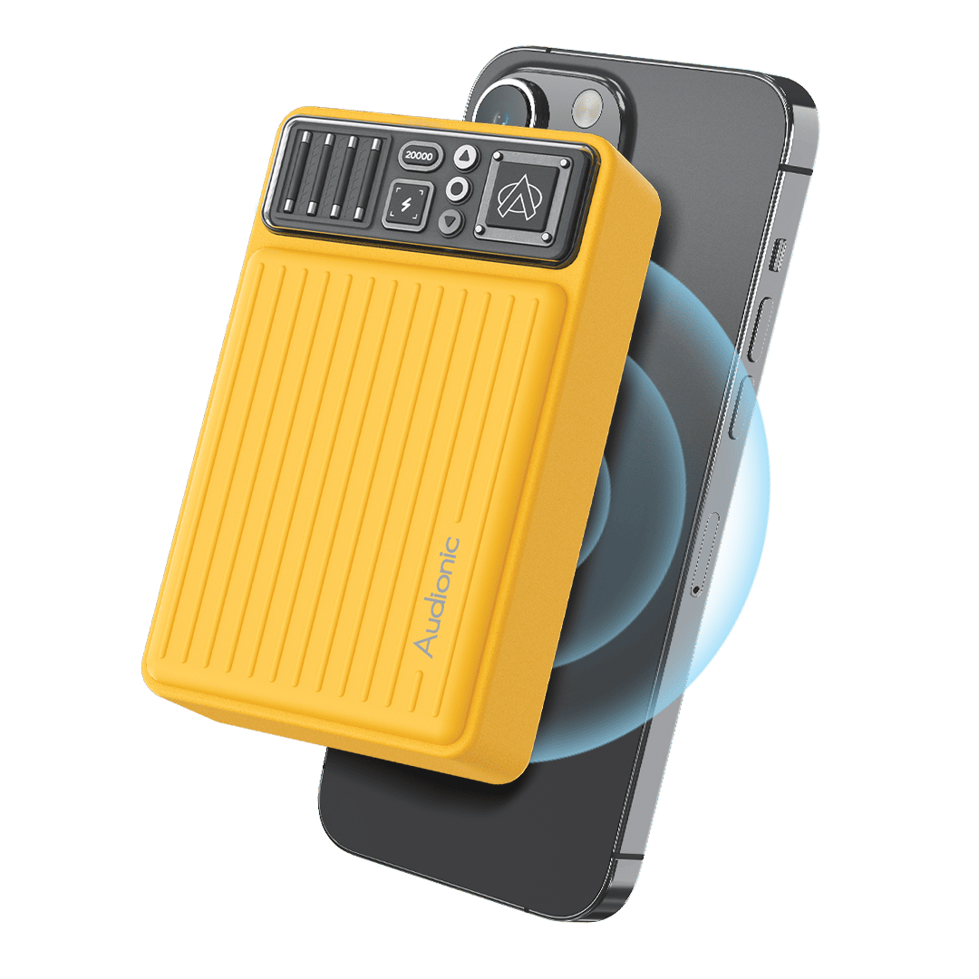 Audionic Magneto Pro Max Wireless Powerbank | 20000 mAh Power bank ...