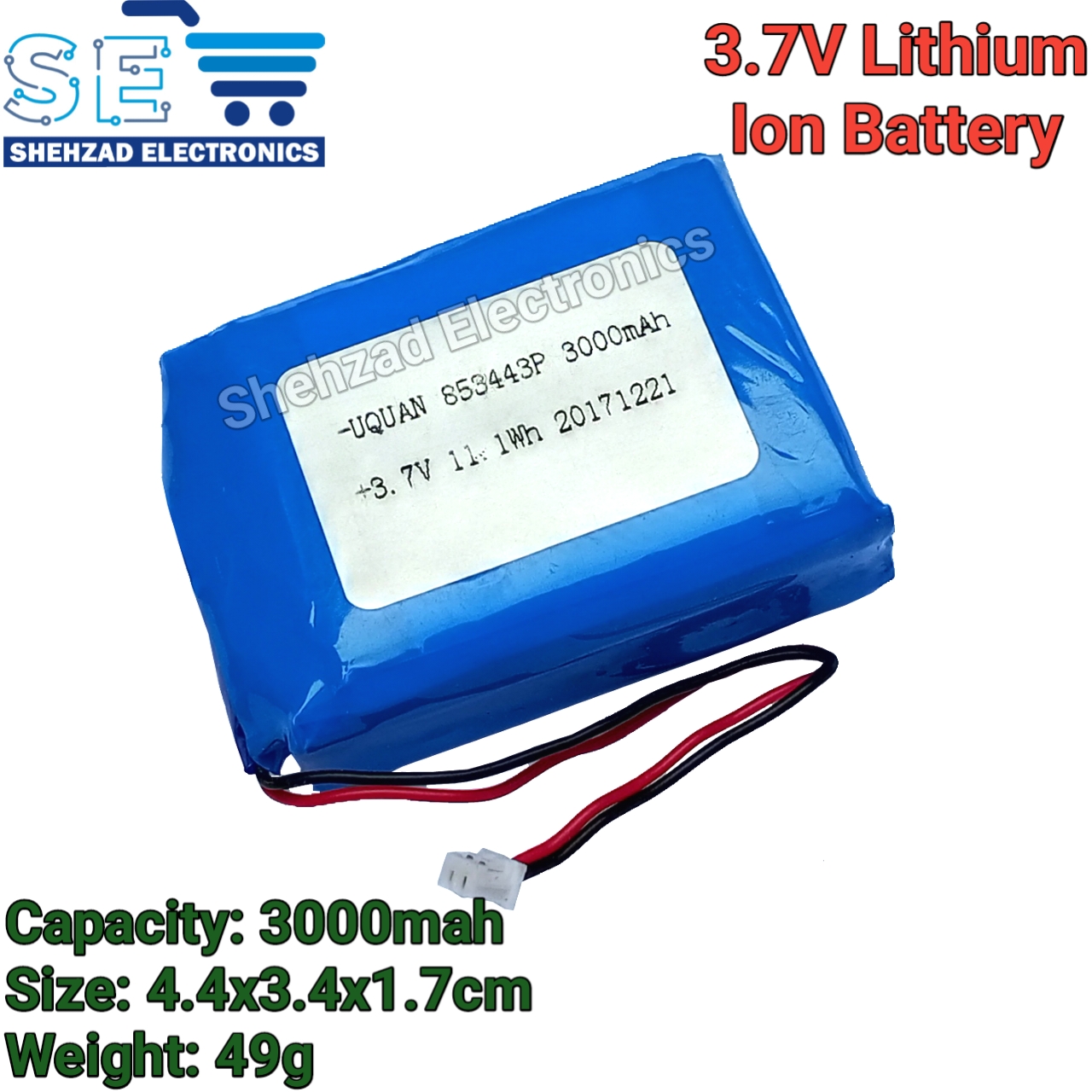 3.7V 350mah to 10000mah Rechargeable Batteries Lithium Li-Po Polymer ...