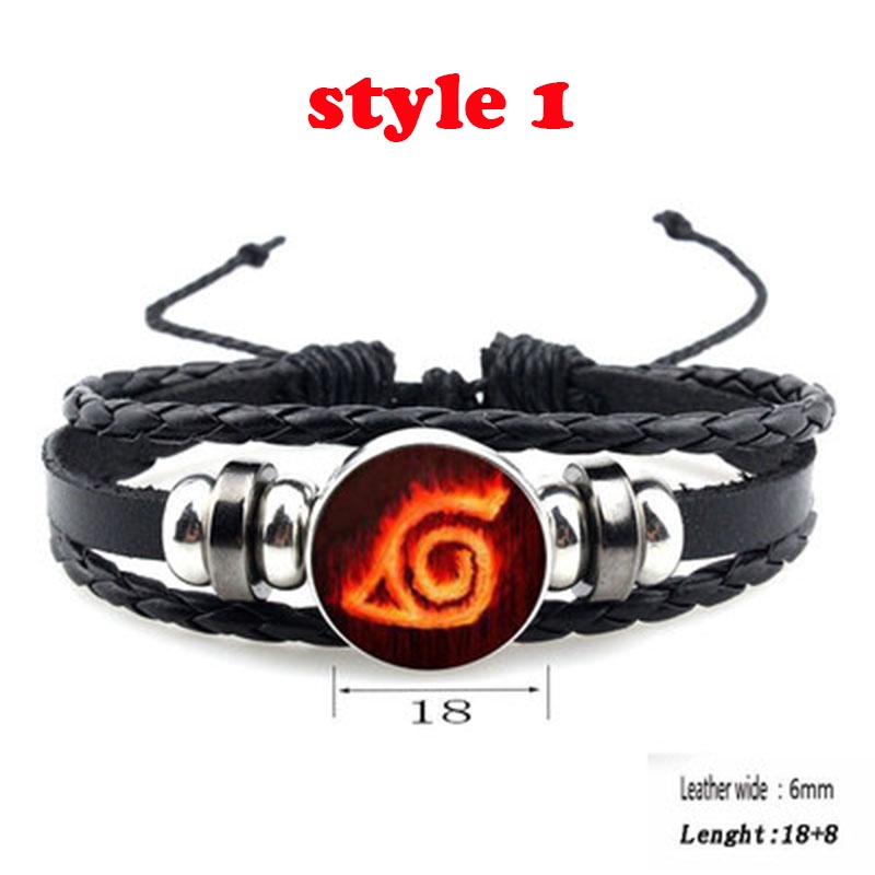 Anime Naruto Bracelet Akatsuki Sharingan Itachi Wristband Halloween ...