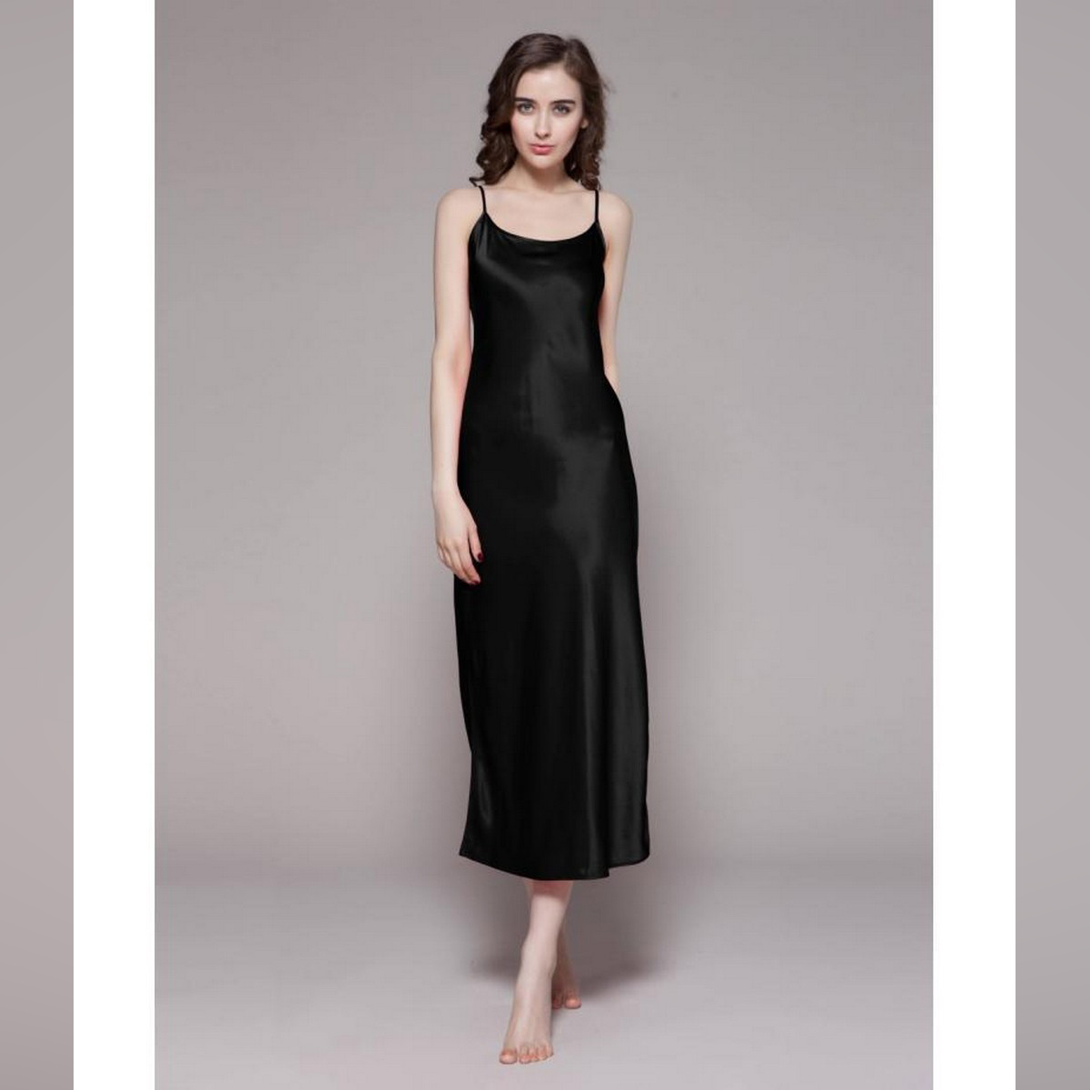 (Customized) Korean Satin Silk Cami sleepwear, night dress, ladies ...