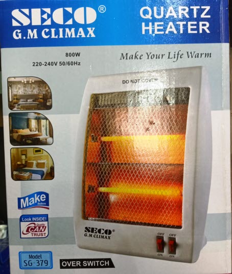 SECO Quartz Room Electric Heater 800 Watts Make your life Warm | Daraz.pk