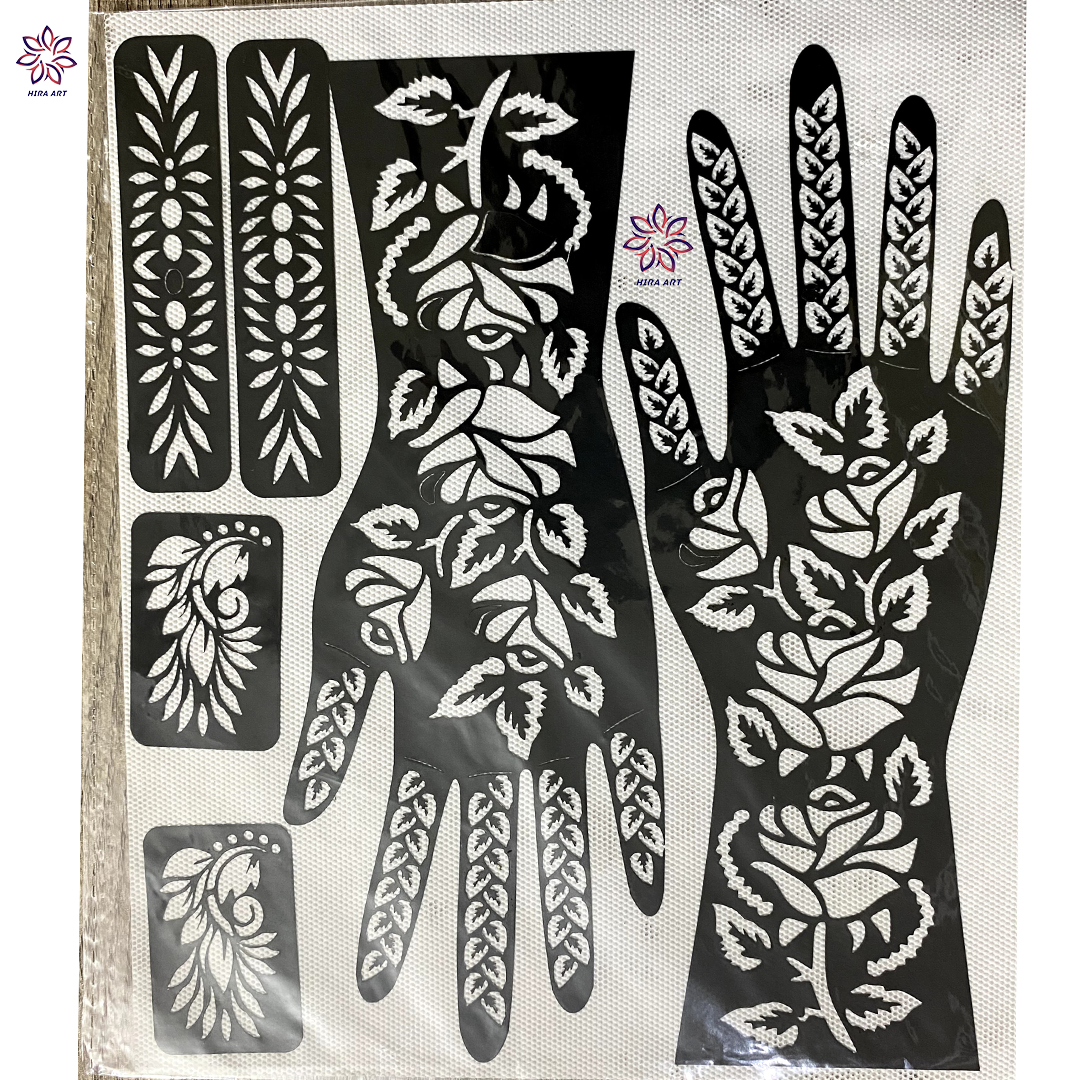 Mehndi Stickers For Girls Hand , Mehndi Stickers , Hira Art Mehndi ...