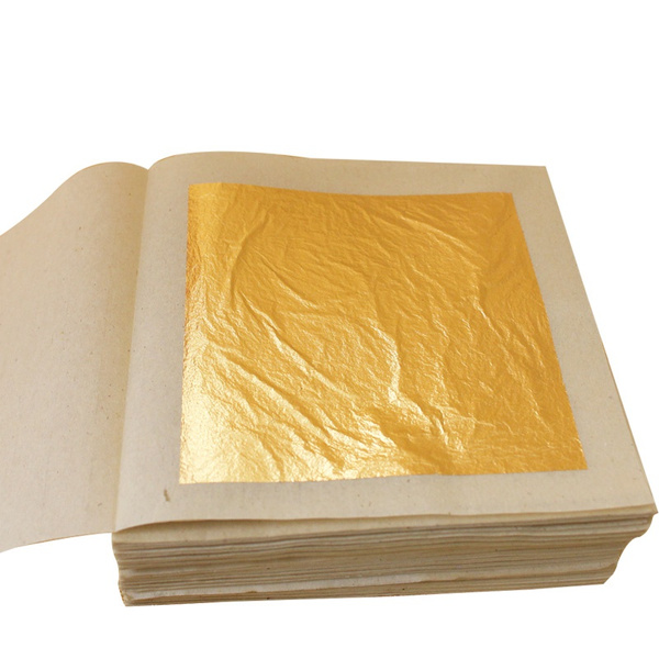 Golden/Silver/Copper Foil Leaf Sheet (6x6 Inch Each) - 100 Pcs | Daraz.pk