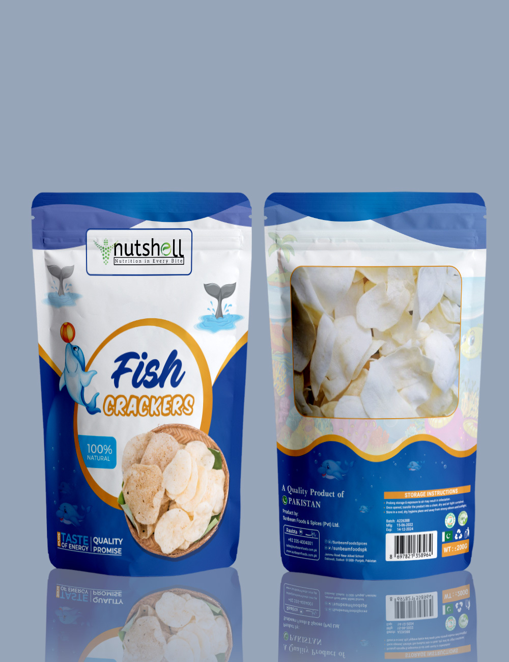 Fish Crackers - Sunbeam Fish Crackers - 200g - مچھلی کے کریکر | Daraz.pk