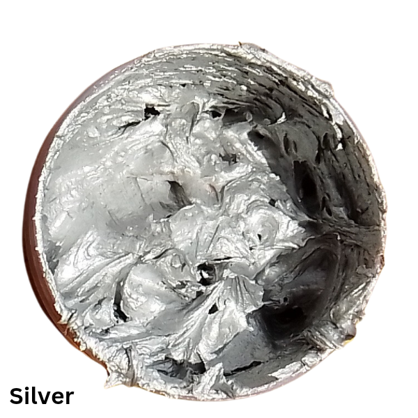 Glossy Special Effects Acrylic Glitter Paint Colors, Golden, silver, cooper and Pearl white ...