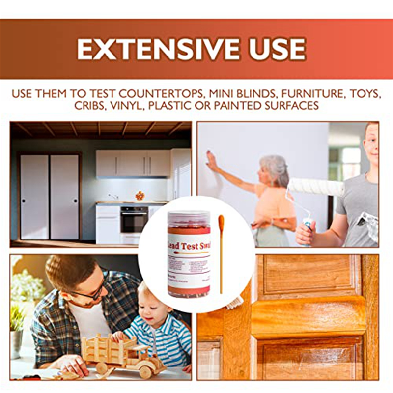 Lead Paint Test Swabs Kit 60 Pcs Lead Test Kit Swabs Home Lead Test Kit ...