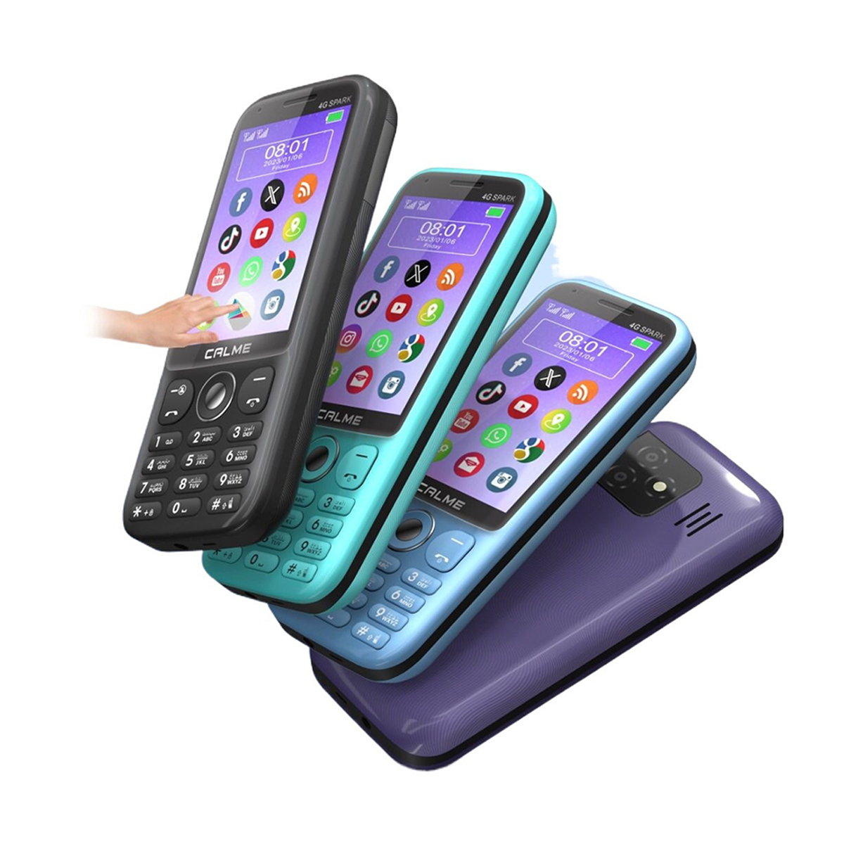 Calme 4G Spark - 2GB RAM 16GB ROM - 3.5" Touch Screen - 6000mAh Battery - Google Play Store ...