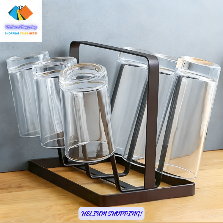 Glass Holder Stand Glass Stand For Dining Table Cup Glass Organizer ...