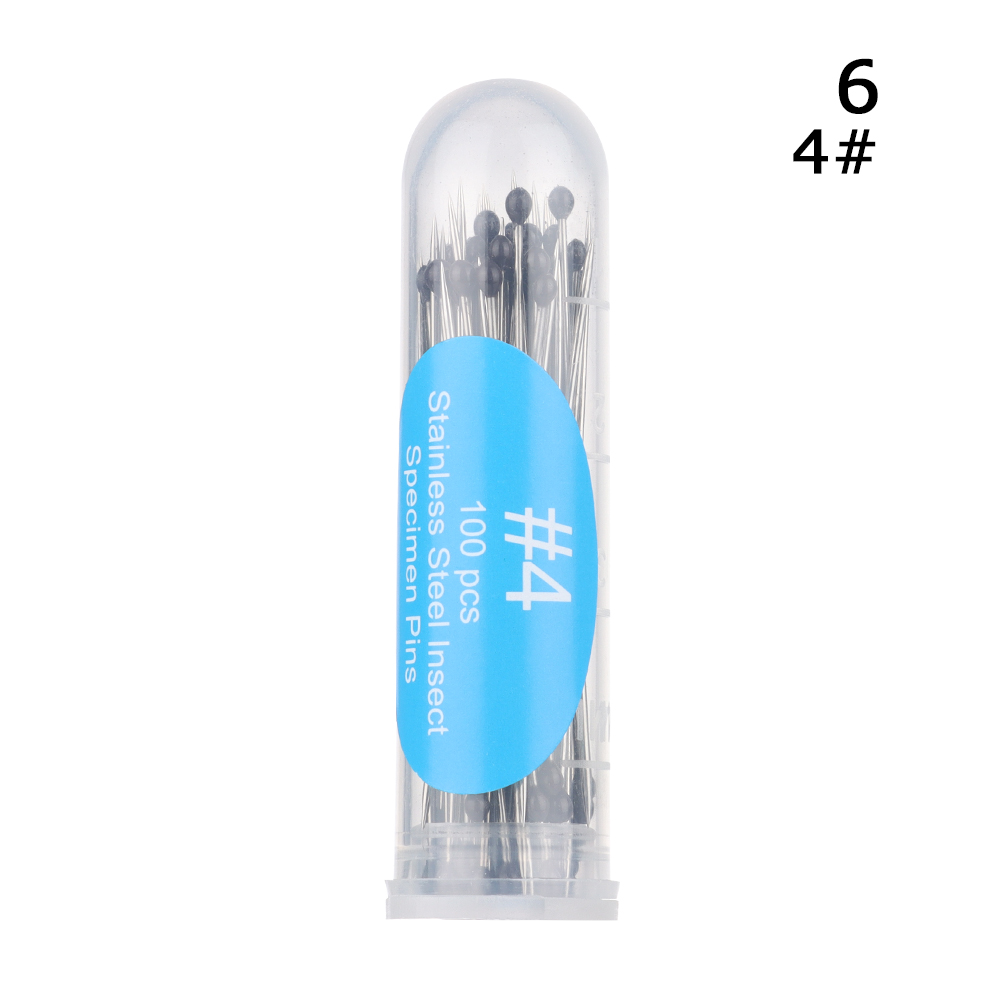 100Pcs Entomology Pin Specimen Pins Sharp Tip Needle High Hardness ...