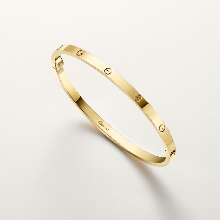 Cartier Style Silver Stainless Steel Bangle Bracelet for Women & Girls ...