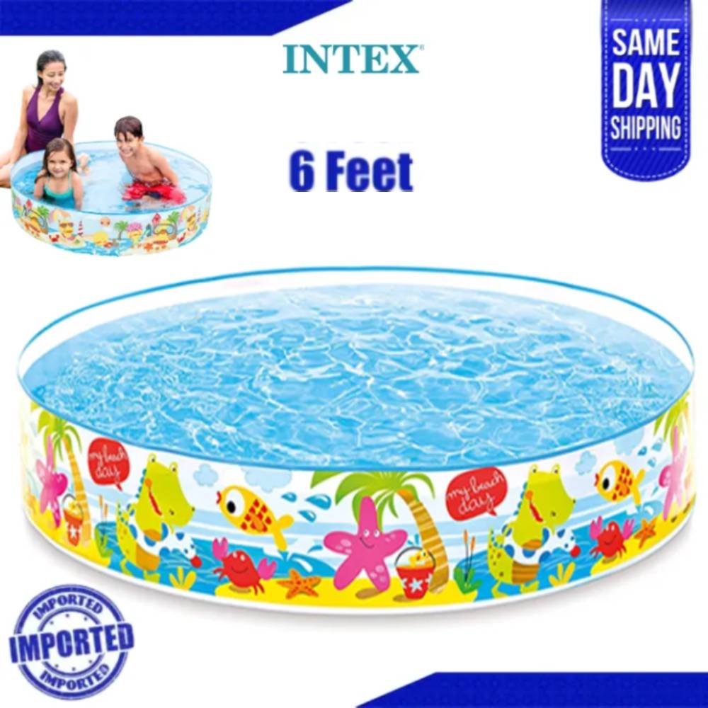 INTEX Swimming Pool Non-Inflatable Swimming Pool for kids - SIZE (4FT ...