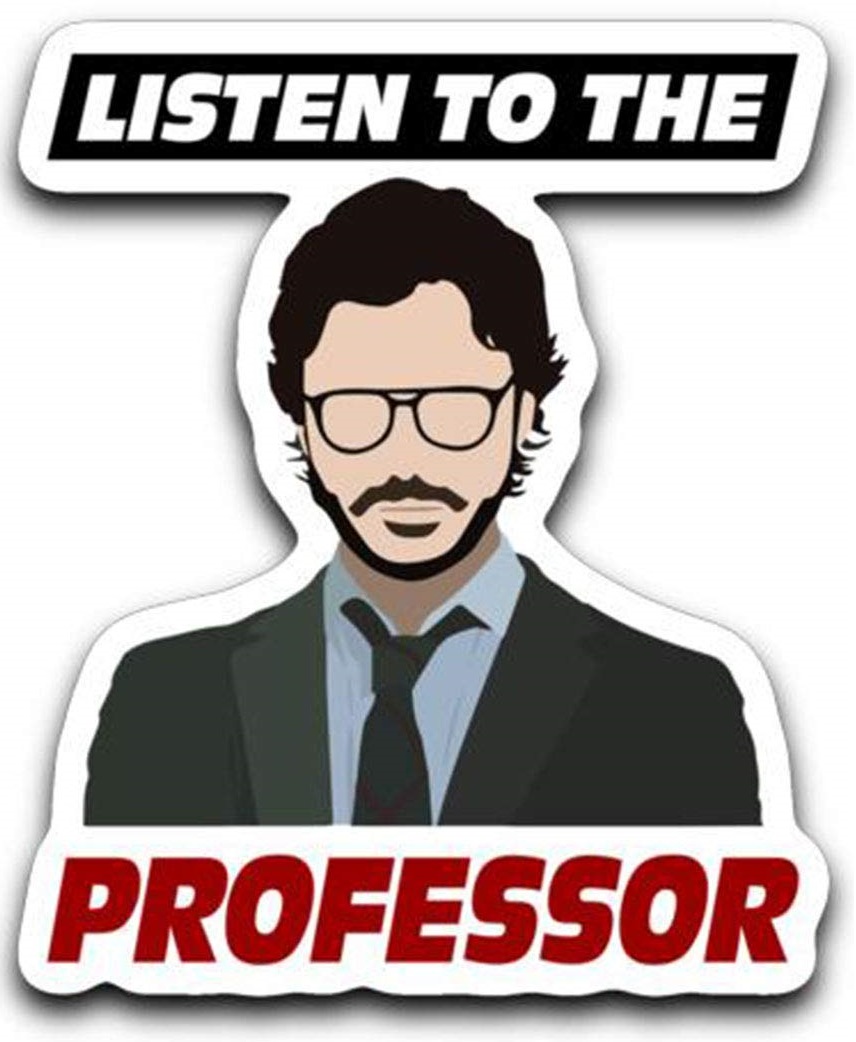 10 Pcs Money Heist Tv Show Stickers Pack For Laptop, Desk, Notebook and ...