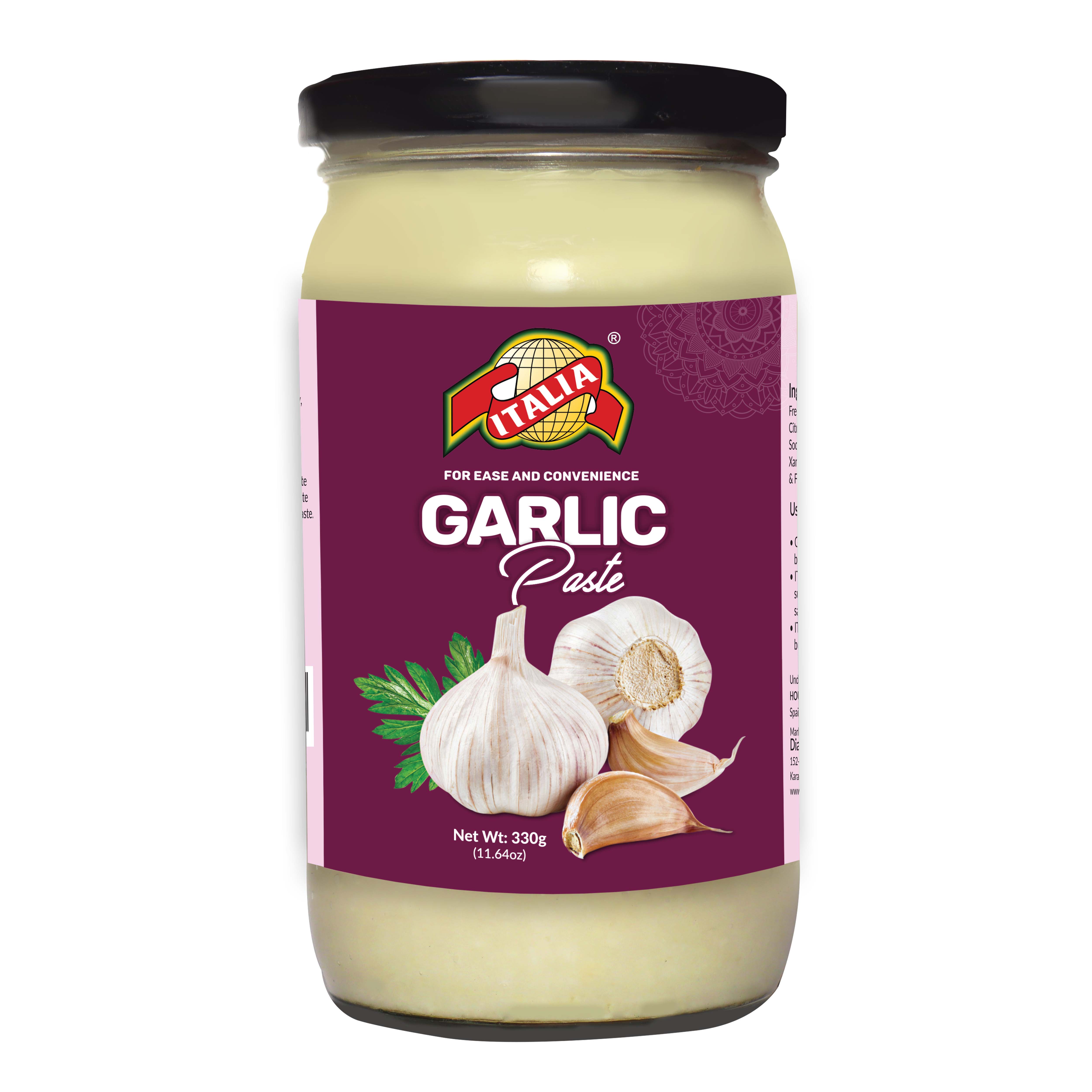 ITALIA Garlic Paste Jar 330 gm | Daraz.pk