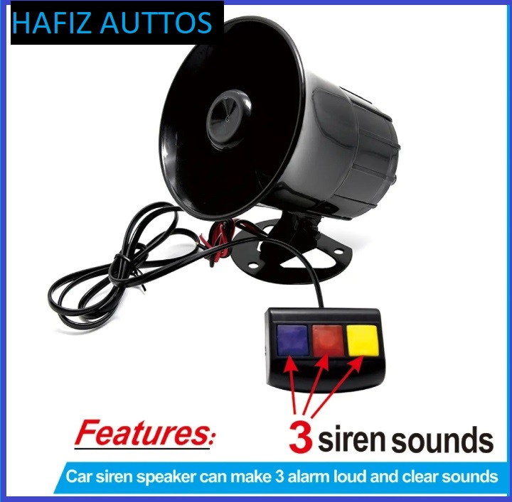 Horn - Horn For Bike - Horn For Car - Horn For 70cc Loud - Siren - Siren Horn Police For Car ...