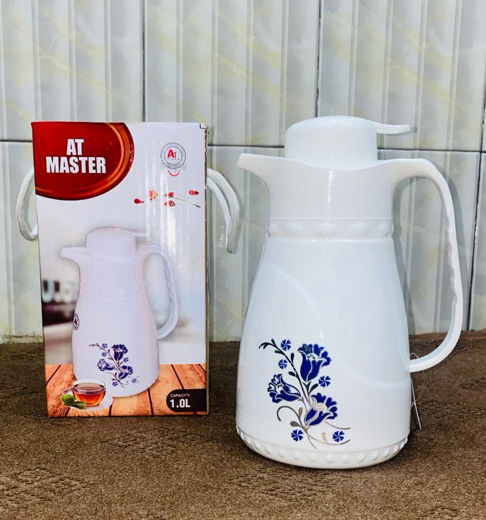 Glass Thermos 1 Liter Tea Coffee Drinks Vacuum Flask Thermos Inner ...