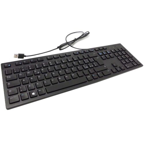Keyboard Multimedia Dell KB216 USB Layout Italian Ergonomic Keyboard ...