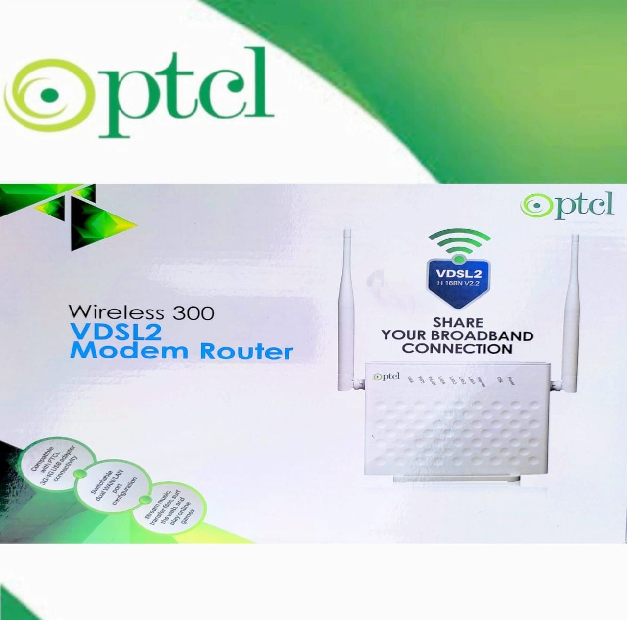 Ptcl wifi router ,modem official brand new made by ZTE, TP-Link, D-Link ...