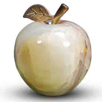 Marble and Onyx Apple Home Decoration - Stylish Showpiece for Room ...