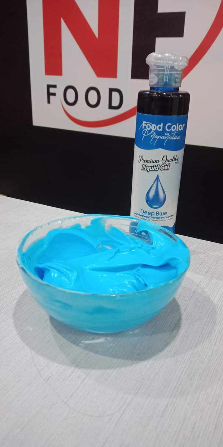 Deep Blue Food Color Premium Quality Liquid Gel 200ml | Best for Cake ...