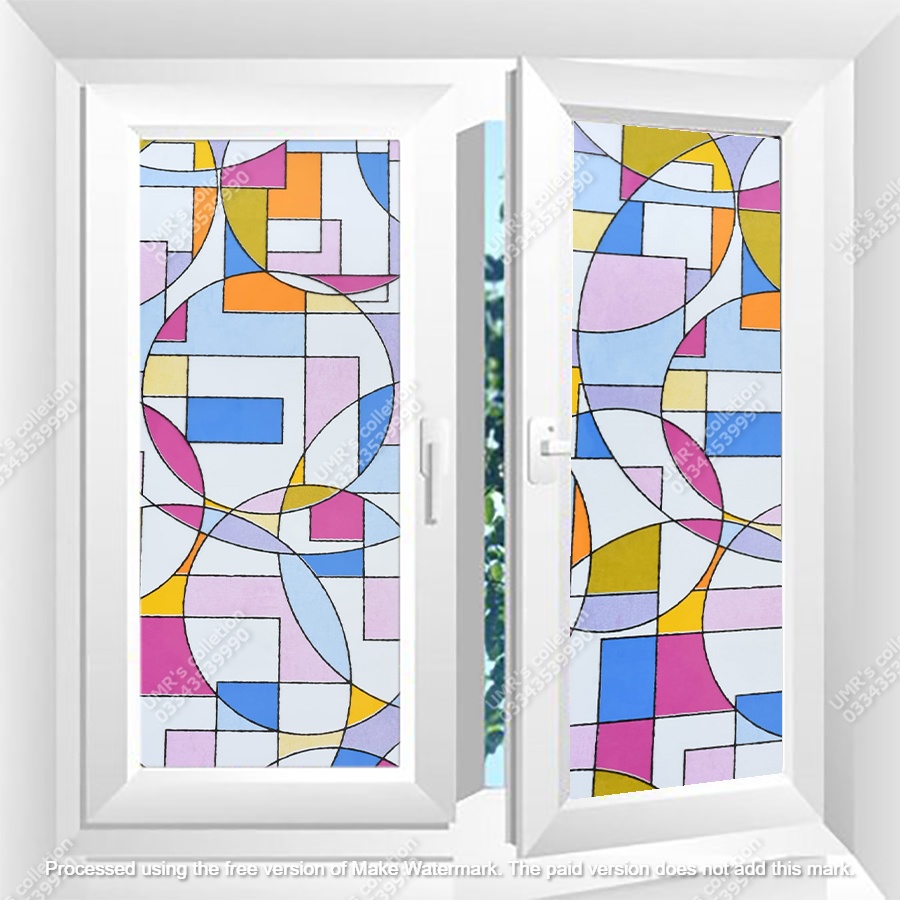 Decorative Glass Paper For Windows & Sliding Glass Doors | Daraz.pk