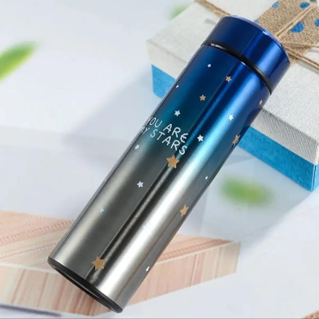 Sports Thermos Bottle, Stainless Steel, with LED Temperature Display ...