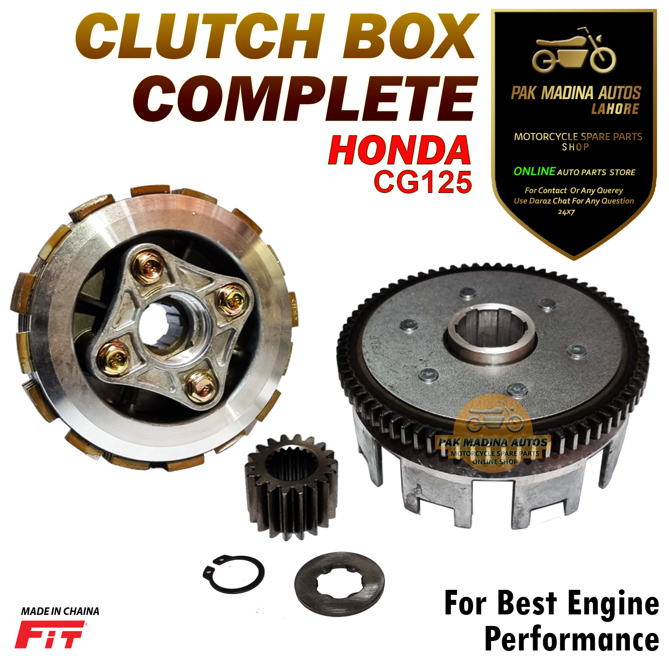 CLUTCH BOX COMPLETE CG125 | Daraz.pk