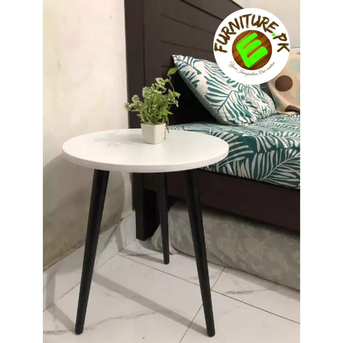 Curved Foldable Side Table, Coffee table (15 Inches Top & 20.5 Inches ...
