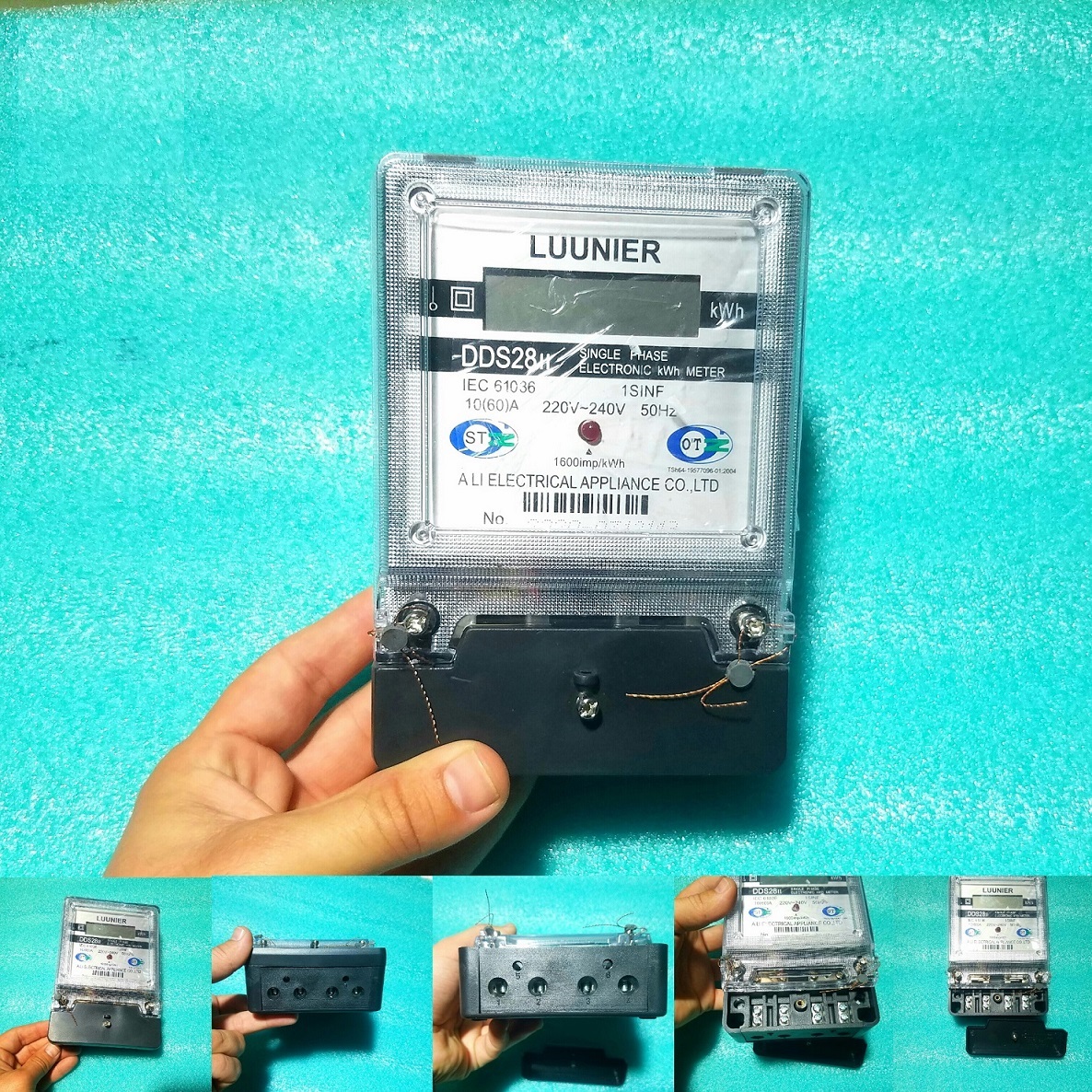220 Vote AC Digital Meter for 220v LUUNIER Single Phase Electrical ...