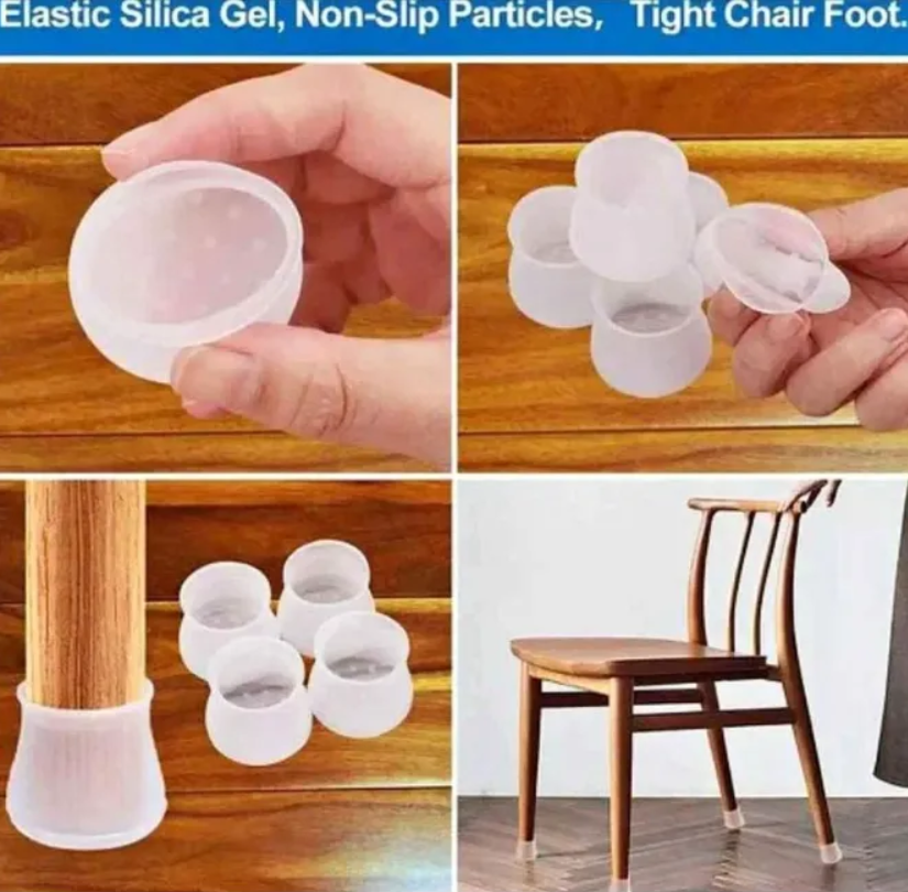Anti-Noise Furniture Silicone Protective Cover Furniture Table Leg ...