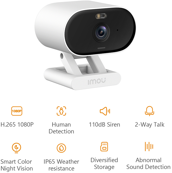 IMOU Versa 2MP Wifi Indoor and Outdoor Camera|Human Detection|Security ...