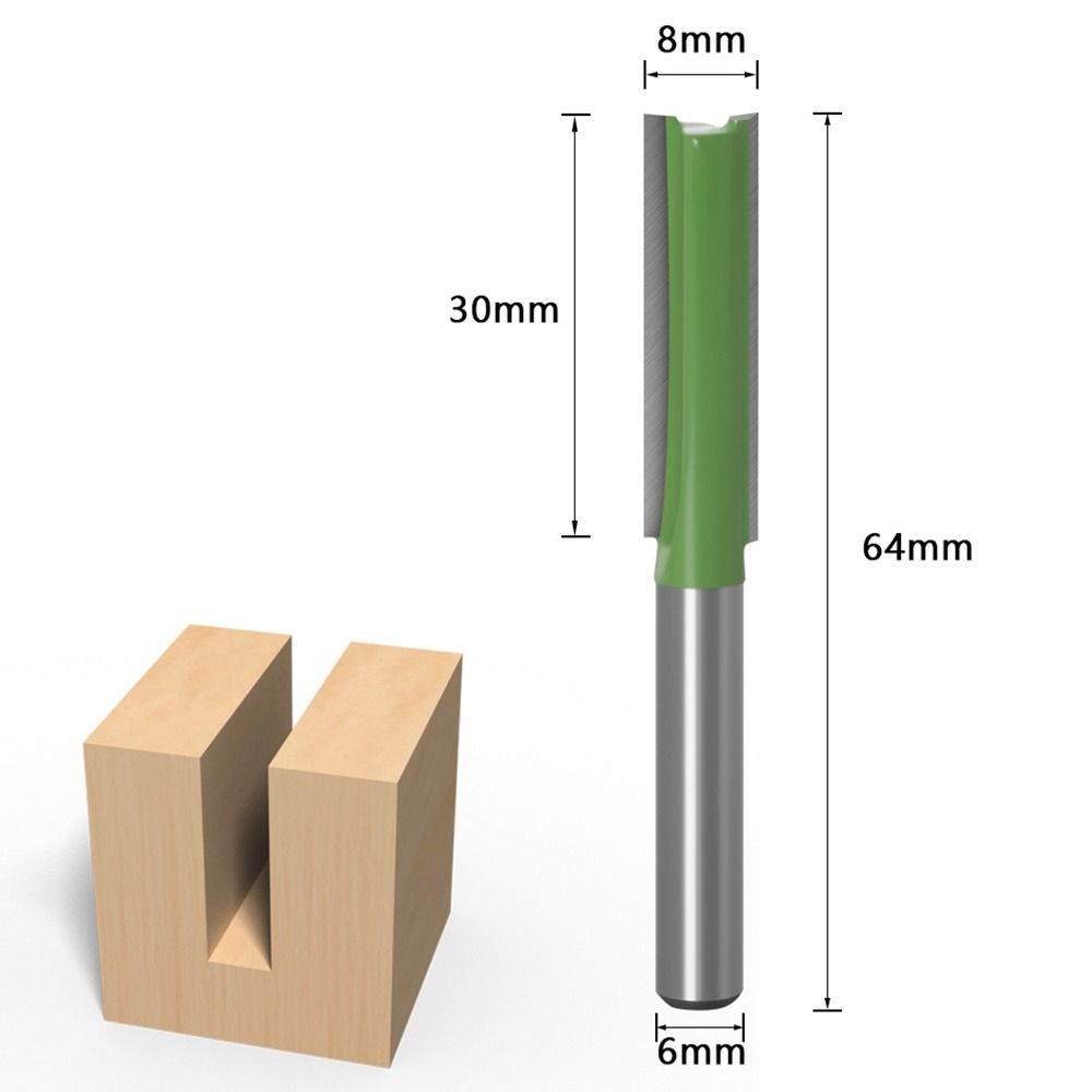 New Woodworking Tool Double Edge Router Bits Slotting Cutter Milling ...