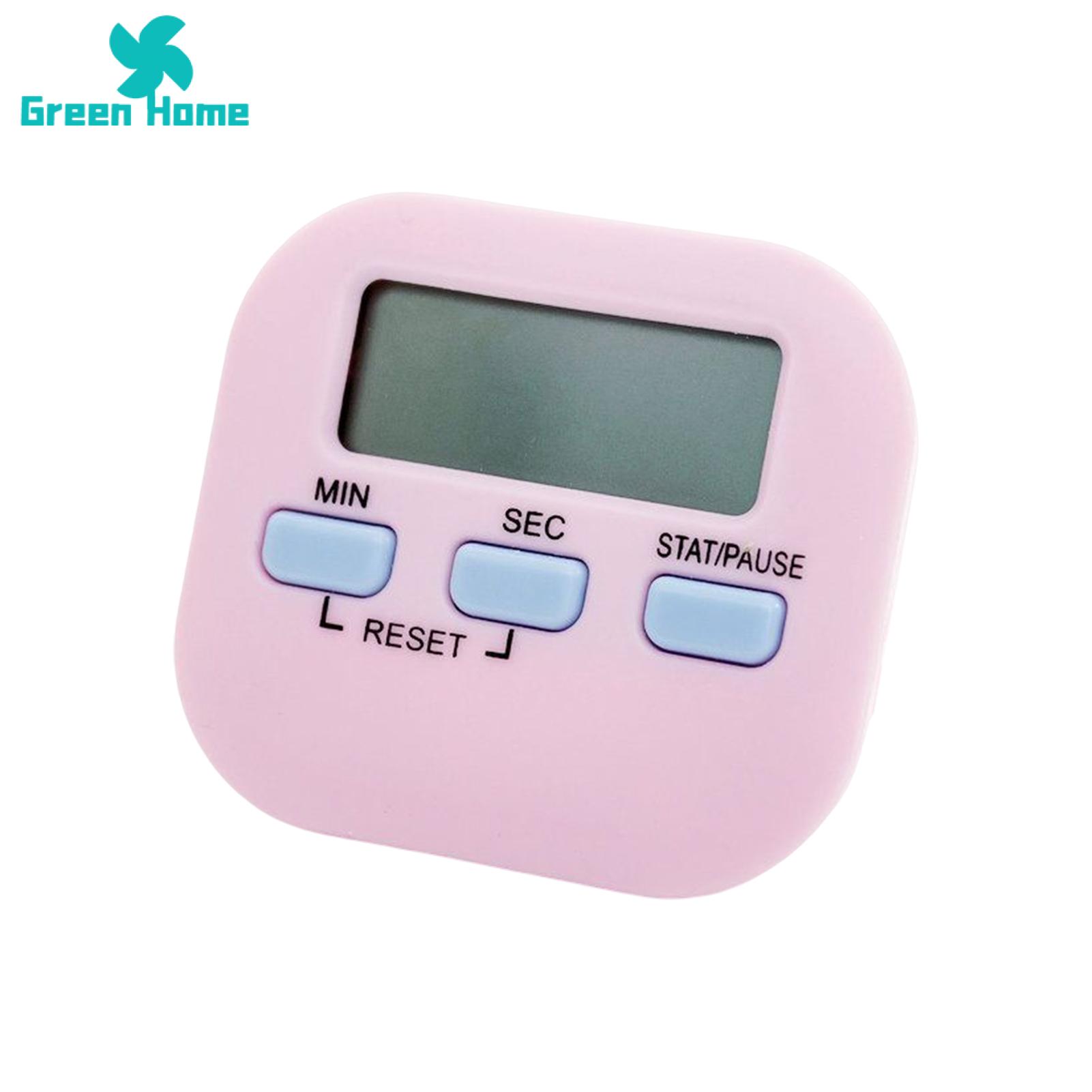 Green Home Kitchen Timer Multiple Placement Design Manual Countdown